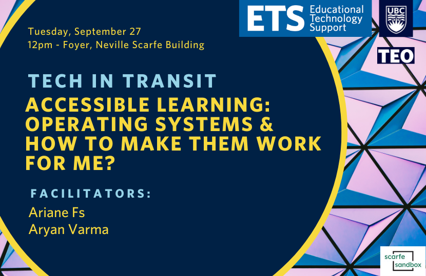 Tech in Transit - Accessible Learning: Operating Systems & How to Make ...